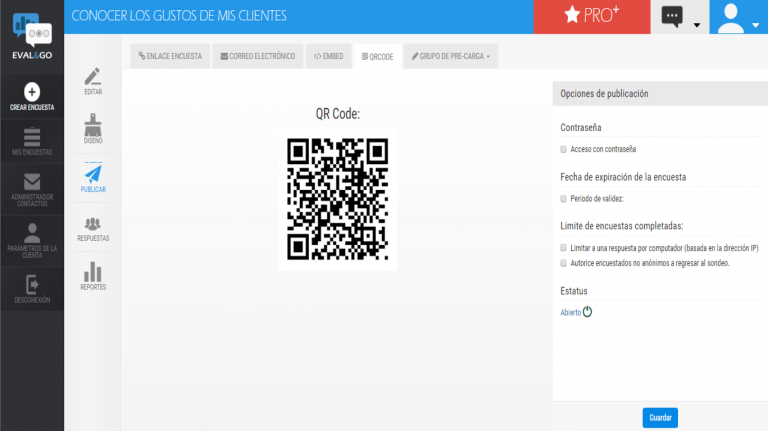 Guía completa sobre la herramienta de encuesta: eval and go - Yi Min ...
