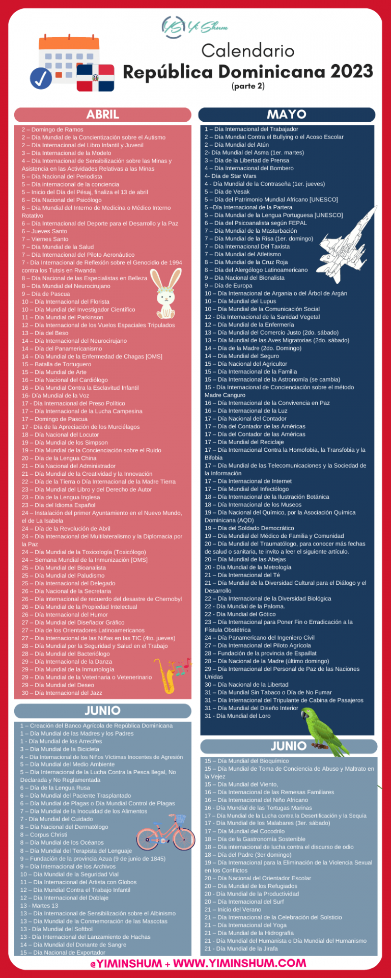 Días Feriados República Dominicana 2023: fechas nacionales y mundiales