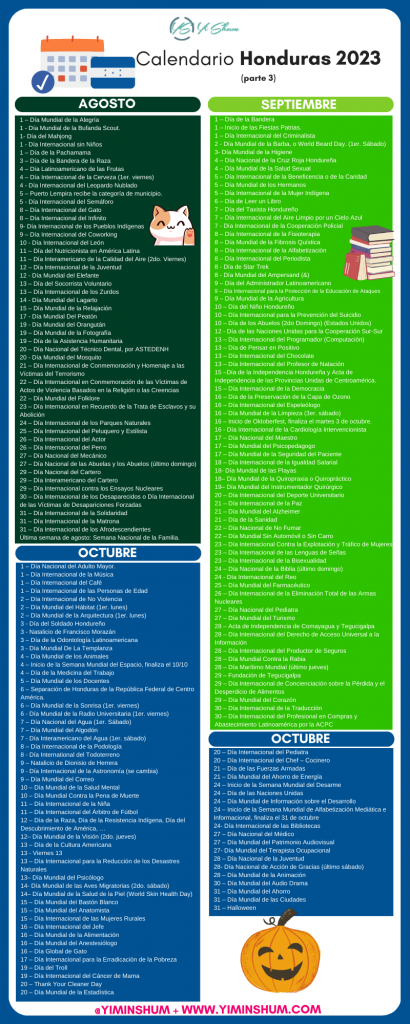 Días Feriados Honduras 2023: efemérides nacionales y mundiales
