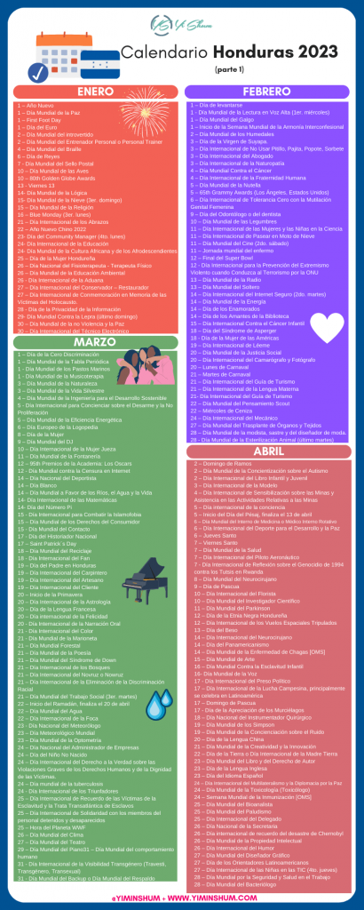 Días Feriados Honduras 2023: efemérides nacionales y mundiales
