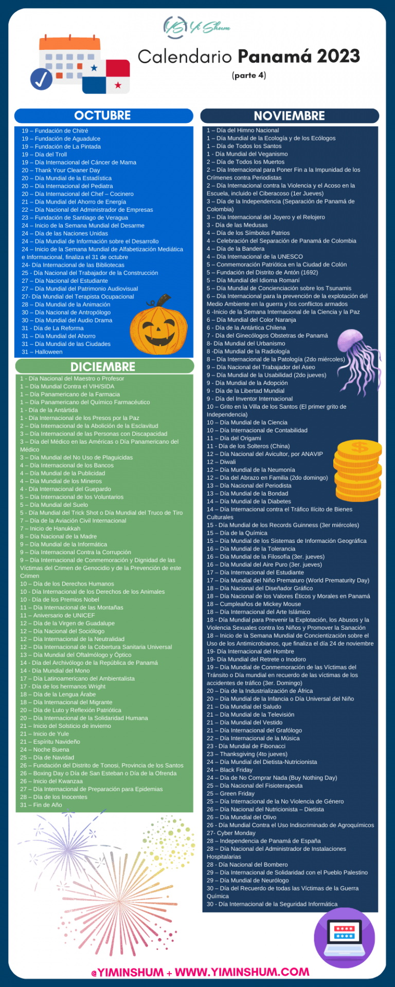 Días Feriados Panamá 2023: fechas y efemérides nacionales y mundiales